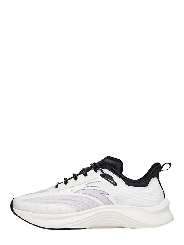 ANTA Edge Lace-up Sneakers - White/grey/black