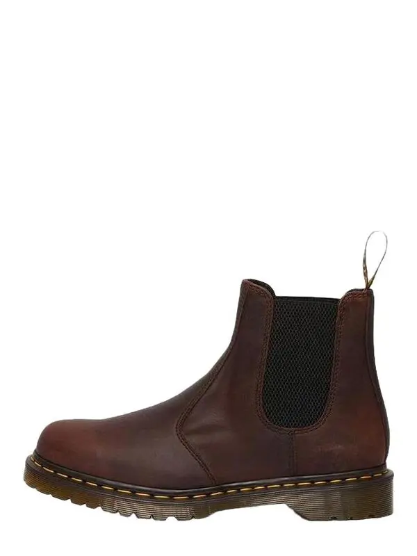 Dr. Martens 2976 Waxed Full Grain Leather Chelsea Boots - Chestnut
