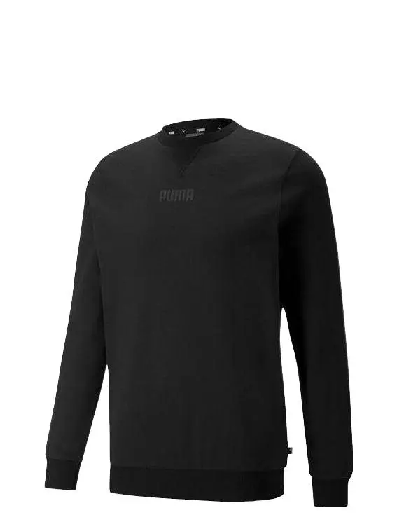 PUMA Long Sleeve Crewneck Sweater - Black