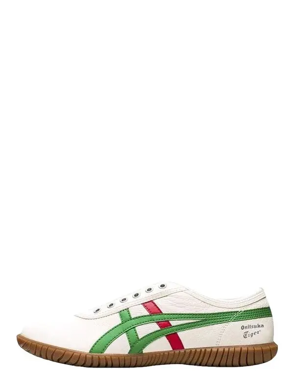 Onitsuka Tiger Tsunahiki Slip-on Sneakers - Creamwhite/green
