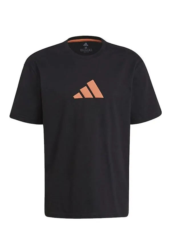 Adidas Camo Loose Tee Casual Sports Printing Short Sleeve - Black