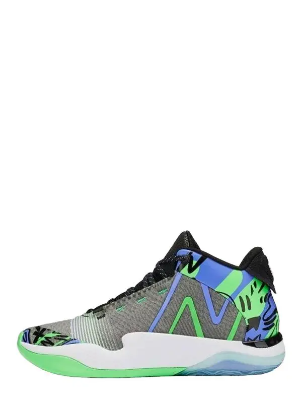 NEW BALANCE 2wy High-top Sneakers - Gray/green/blue