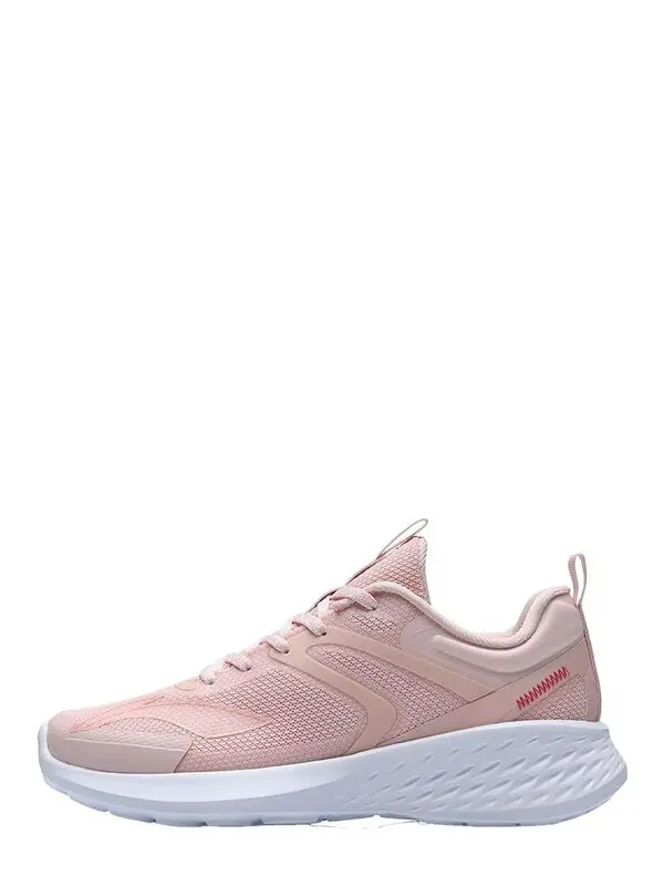 LI-NING Lightweight Athletic Lace-up Sneakers - Pink/white