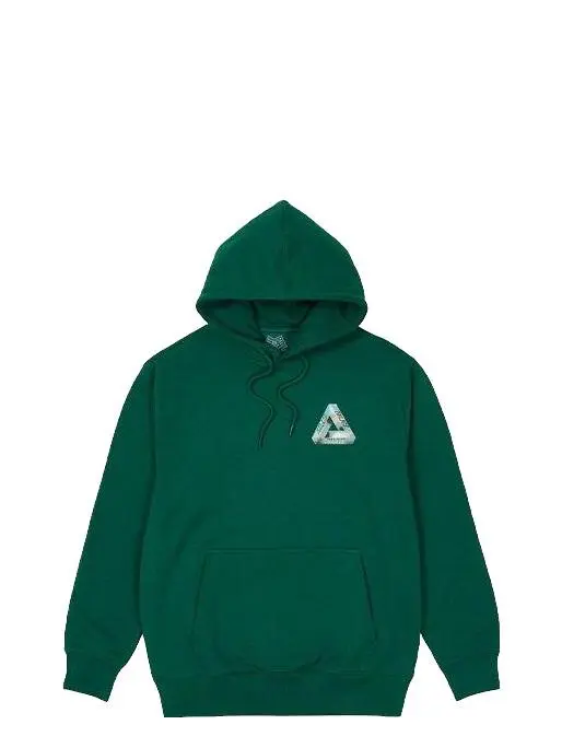 PALACE Tri-chrome Triangle Pattern Hoodie - Green