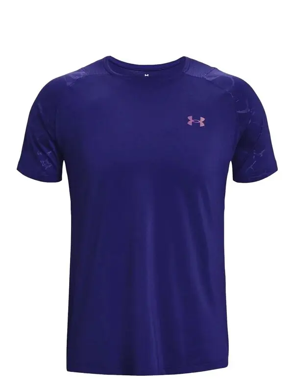 Under Armour Rush Emboss Short Sleeve T-shirt - Blue