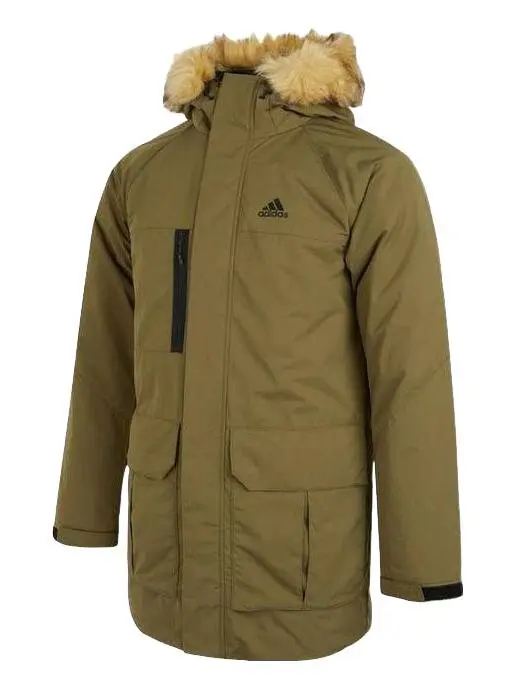 Adidas Logo Padded Hooded Parka - Default Colorway