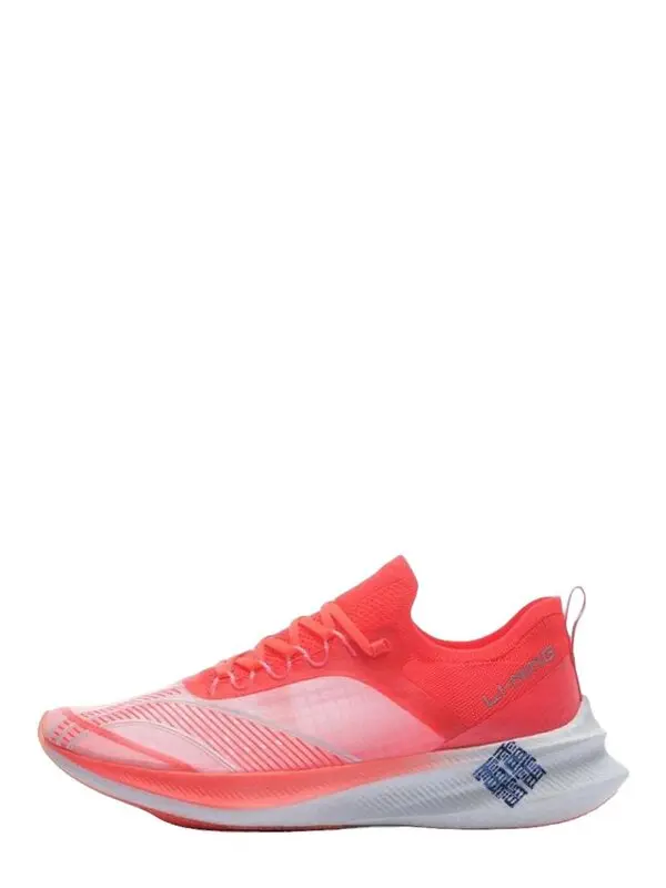 LI-NING Feidian Challenger Athletic Sneakers - White/red