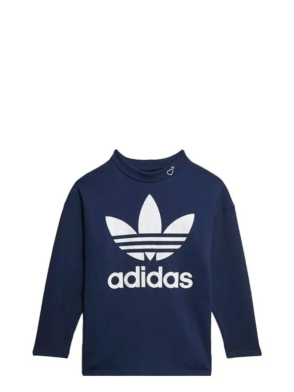 Adidas Originals X Human Made Embroidered Logo Sweatshirt - Blue