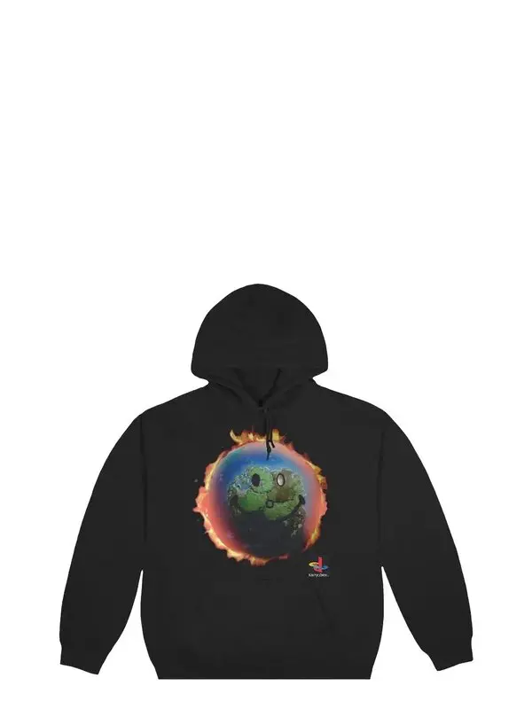 TRAVIS SCOTT Cactus Jack X Playstation World Hoodie - Black