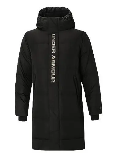 Under Armour Longline Hooded Puffer Jacket - Black