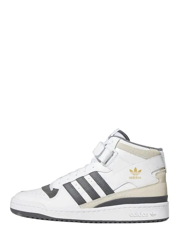 Adidas Forum Mid Sneakers - White/gray
