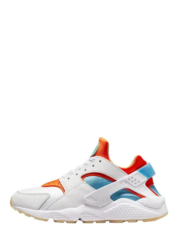 Nike Huarache "white Safety Orange - White/blue