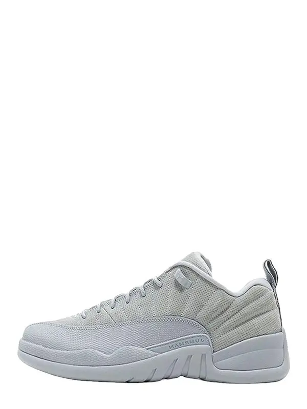 JORDAN 12 Low Retro - Grey/armory Navy-electrolime