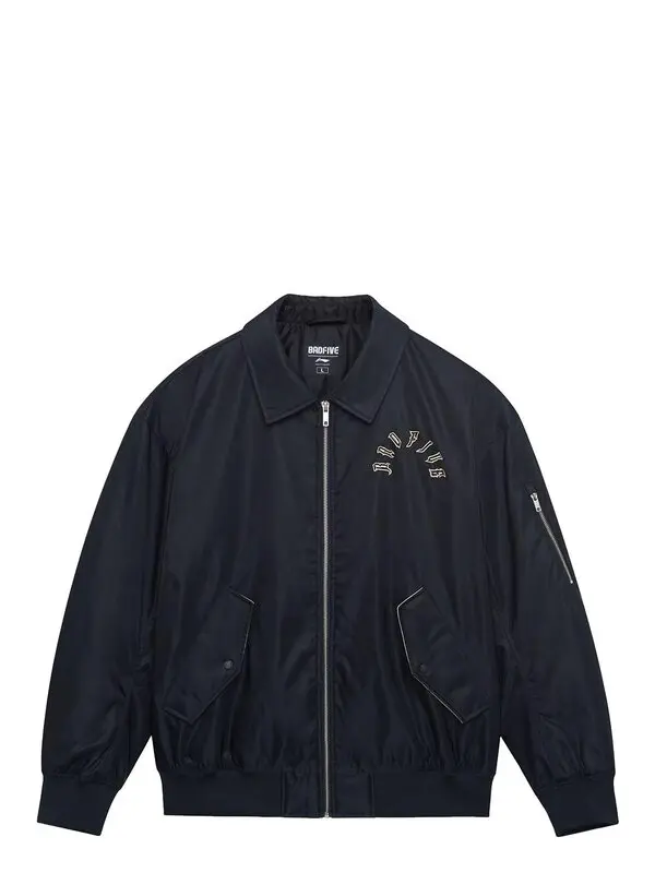 LI-NING Badfive Graphic Bomber Jacket - Black