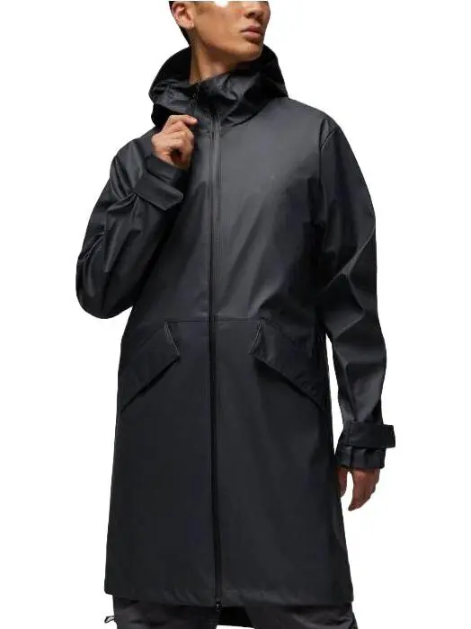 JORDAN Water-repellent Windbreaker Coat - Black