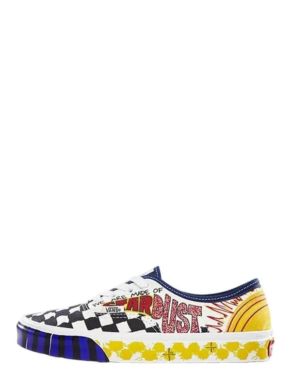 VANS Authentic "galactic Goddess" Low Top Sneakers - Yellow/blue