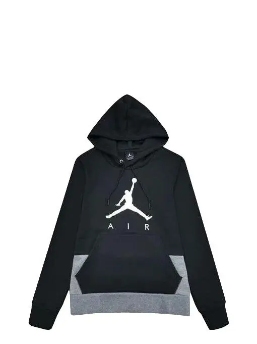 JORDAN Brand Fleece Hooded Pullover - Black