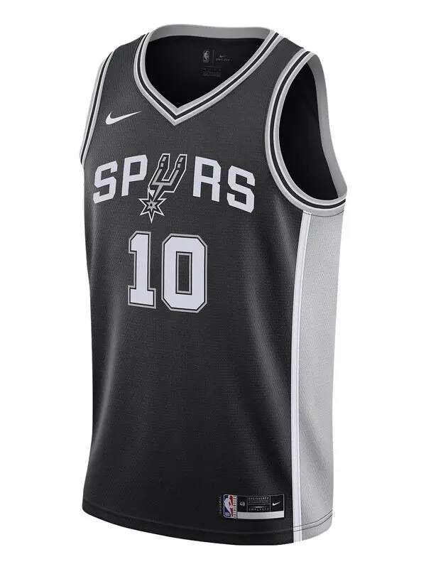 Nike Nba Spurs Icon Edition 2020 Swingman Jersey - Black/grey