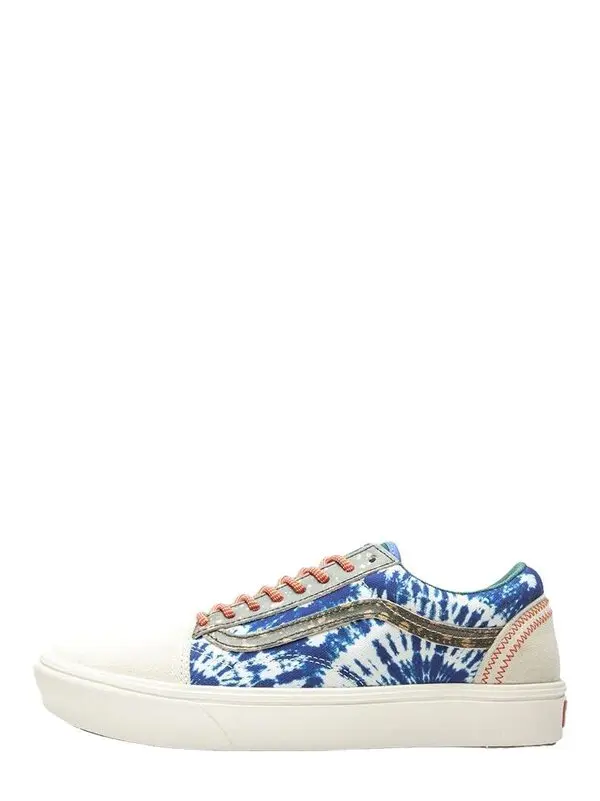 VANS Comfycush Old Skool Tie-dye Sneakers - Blue/white