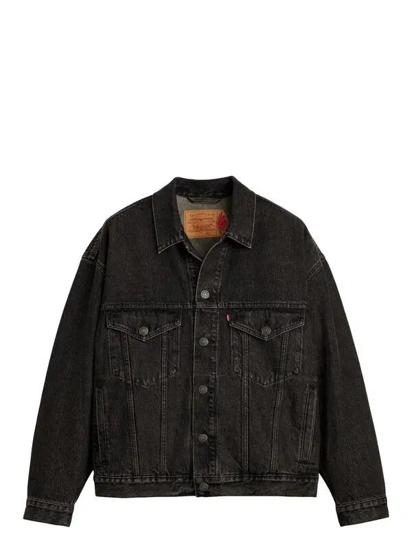 JORDAN X Levi's Type Iii Denim Trucker Jacket - Black Wash