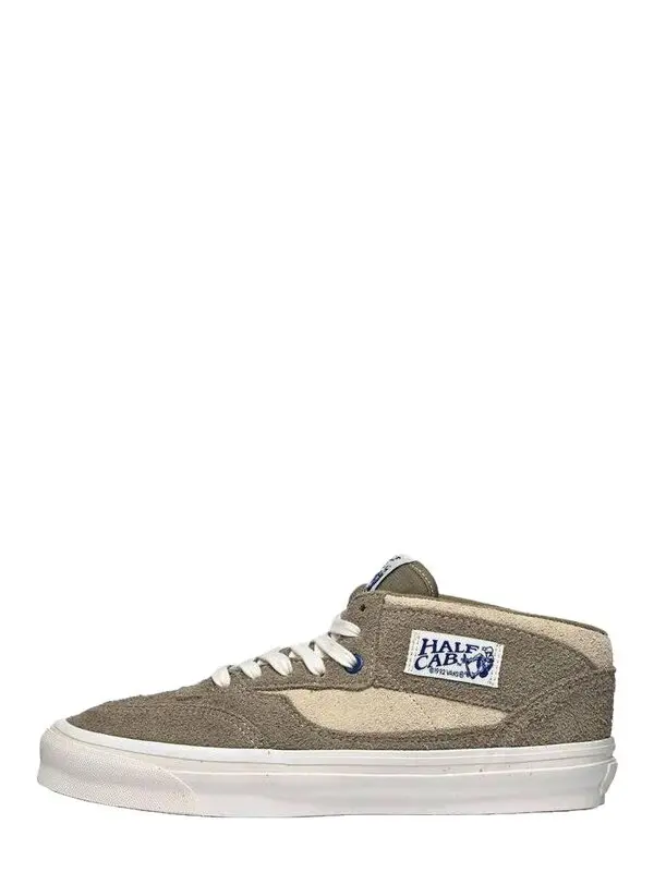 VANS Half Cab Og Lx Hairy Suede Sneakers - Khaki
