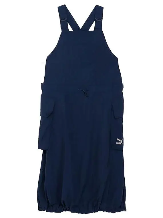 PUMA X One Piece T7 Pinafore Dress - Club Navy