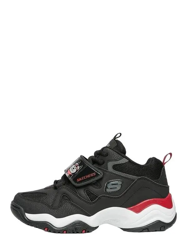Sketchers D'lites Train Low-top Athletic Shoes - Black/red