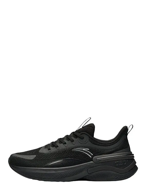 ANTA C37 Athletic Sneakers - Black/silver