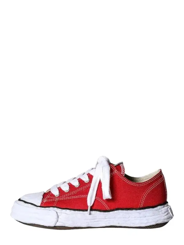 Mihara Yasuhiro Peterson 23 Og Sole Canvas Low Top Sneakers - Red