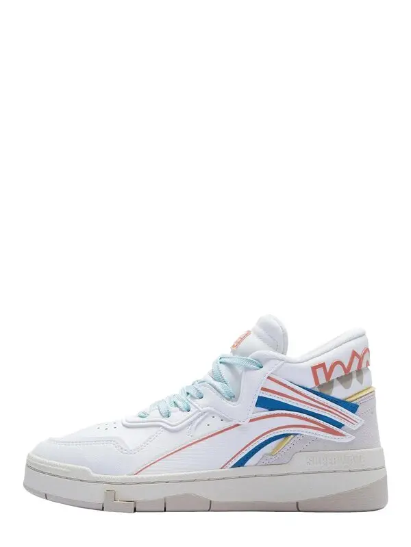 LI-NING Mid Prm High Top Sneakers - White/red/blue