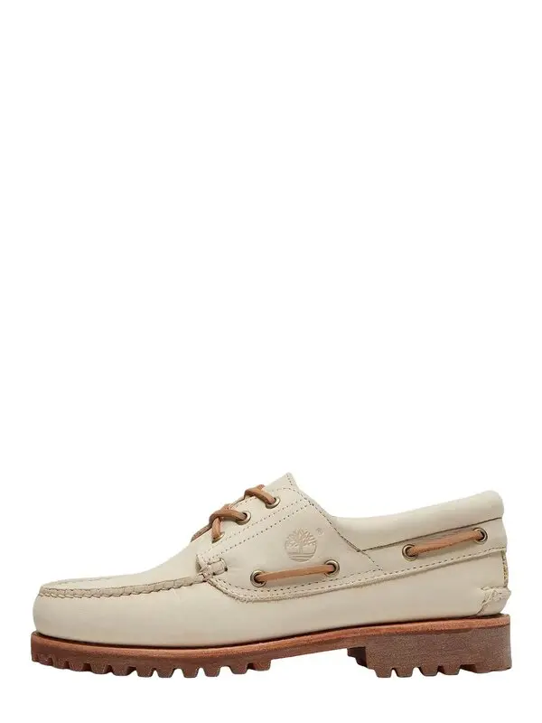 Timberland Lake House 3-eye Lug Boat Shoes - Light Beige