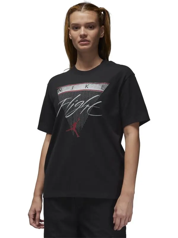 JORDAN Flight Heritage Graphic T-shirt Asia Sizing - Black
