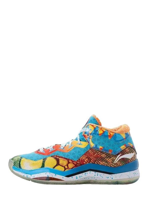 LI-NING Way Of Wade 3 Lite "lizard" Basketball Sneakers - Yellow/blue