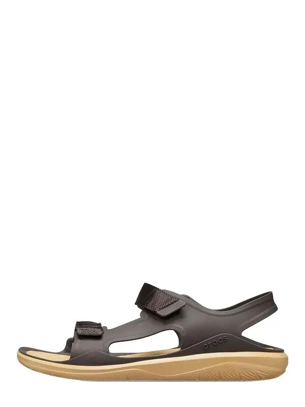 CROCS Swiftwater Light Cozy Sports Sandals - Dark Brown