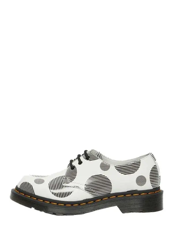 Dr. Martens 1461 Graphic Print Lace-up Oxfords - White/black