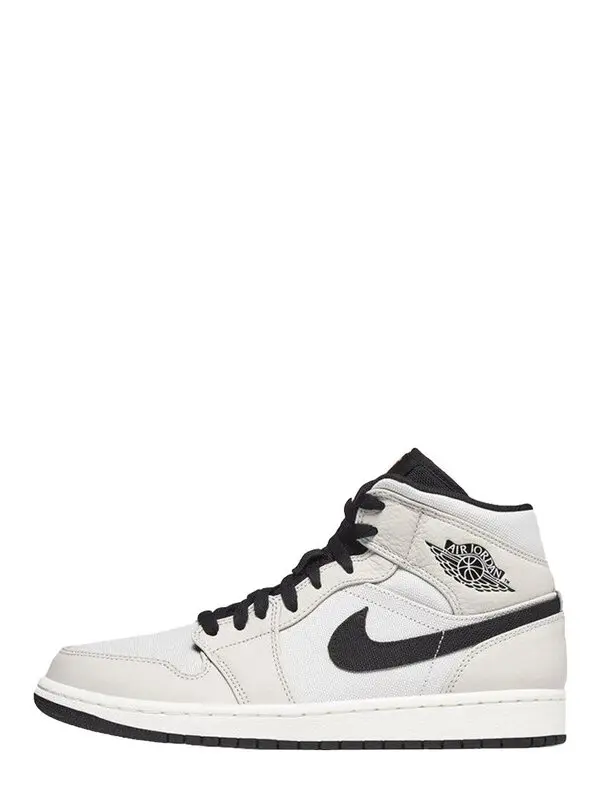 JORDAN 1 Retro Mid Se Sneakers - Light Bone/cone/black