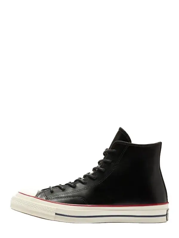 CONVERSE Chuck 70 Hi Color Leather Lace Up Sneakers - Black