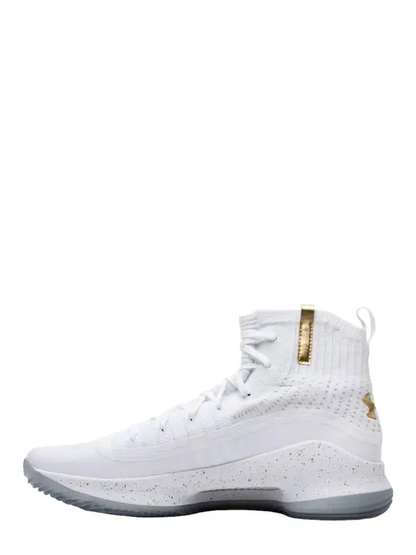 Under Armour Curry 4 High Top Sneakers - White