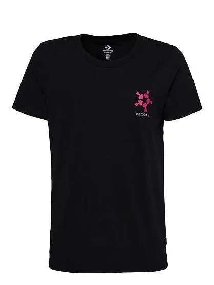 CONVERSE Graphic Short Sleeve T-shirt - Black