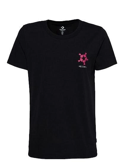 CONVERSE Graphic Short Sleeve T-shirt - Black