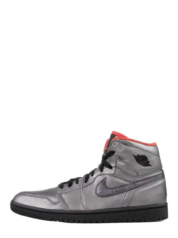 JORDAN 1 Retro Hi Premier - Silver/black