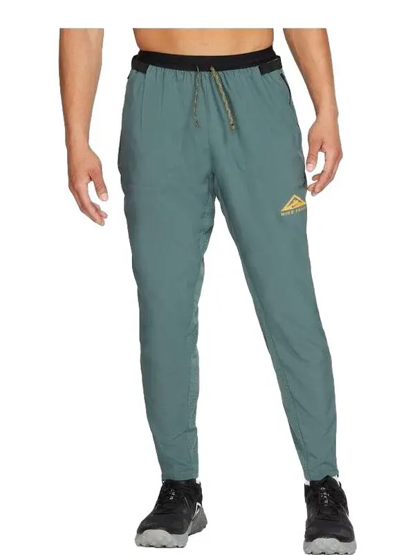Nike Dri-fit Phenom Elite Knit Trail Running Trousers - Green