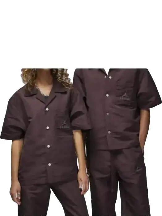 JORDAN X A Ma Maniere Short Sleeve Shirt - Mahogany