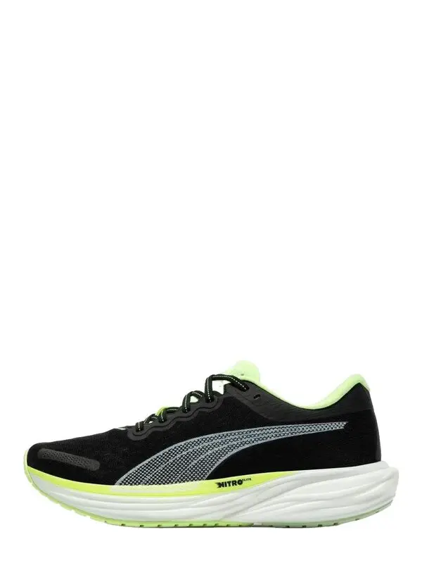 PUMA Deviate Nitro 2 "run 75" Athletic Sneakers - Black/green