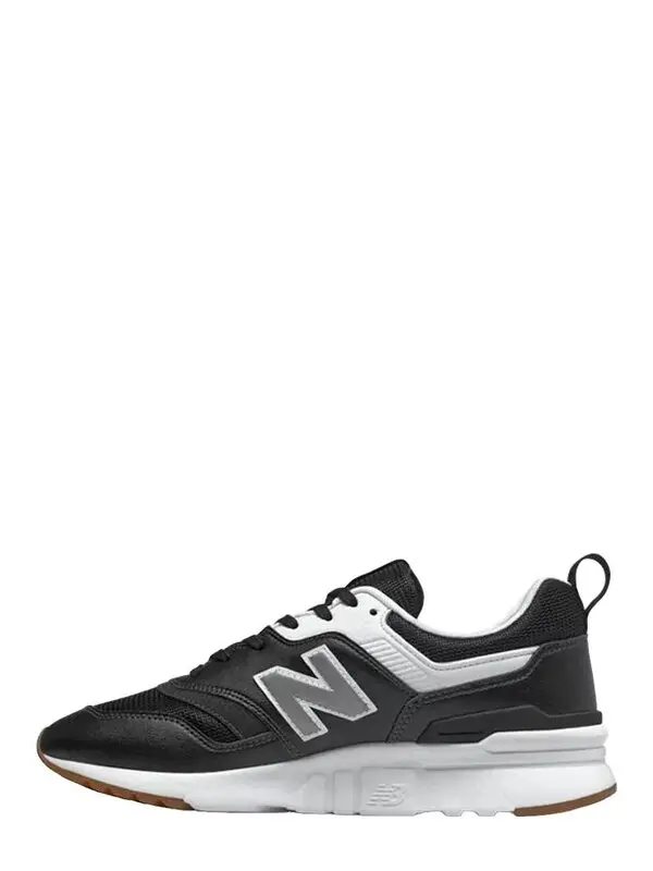NEW BALANCE 997h Leather Sneakers - Black