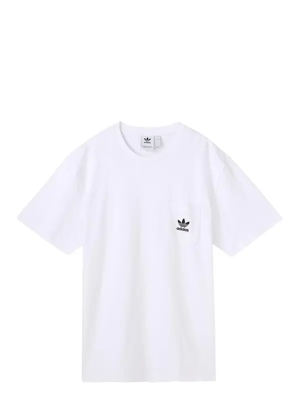 Adidas Originals Pocket Logo Short Sleeve T-shirt - White