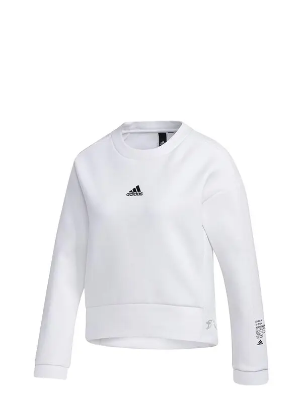 Adidas Style Soft Logo Printing Short Pullover Sports Hoodie - Default Color