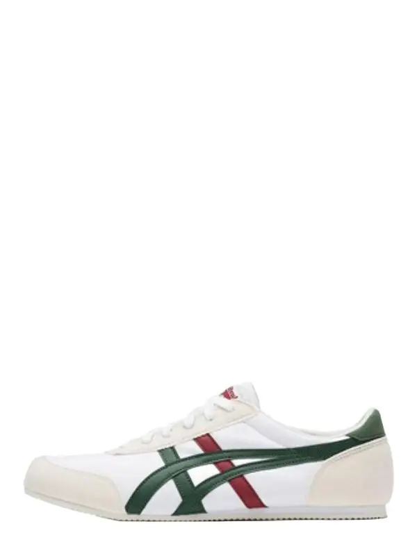 Onitsuka Tiger Track Trainer Sneakers - White/green/red