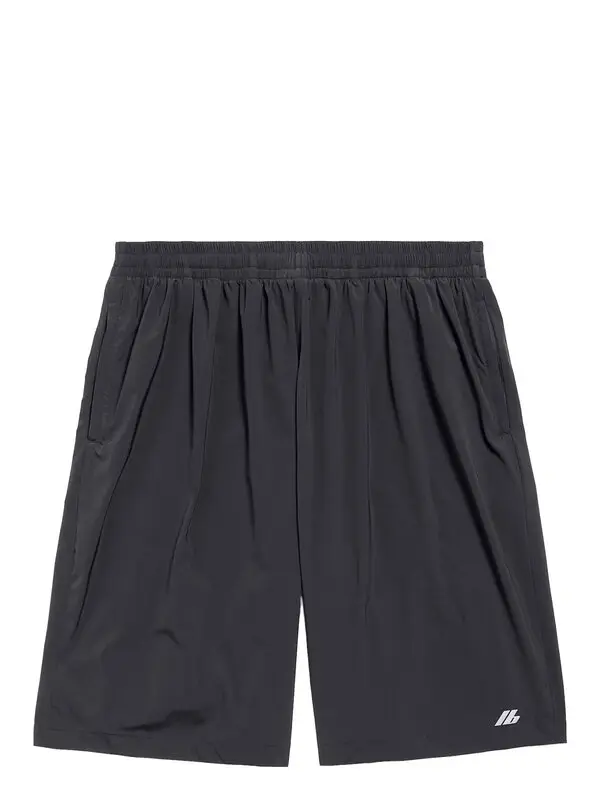 Balenciaga Activewear Stretch Shorts - Black