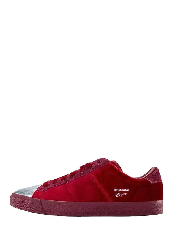 Onitsuka Tiger Lawnship Sneakers - Red Burgundy/silver